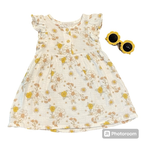 Rachel Zoe | Dresses | Rz By Rachel Zoe Floral Dress And Sunglasses Set ...